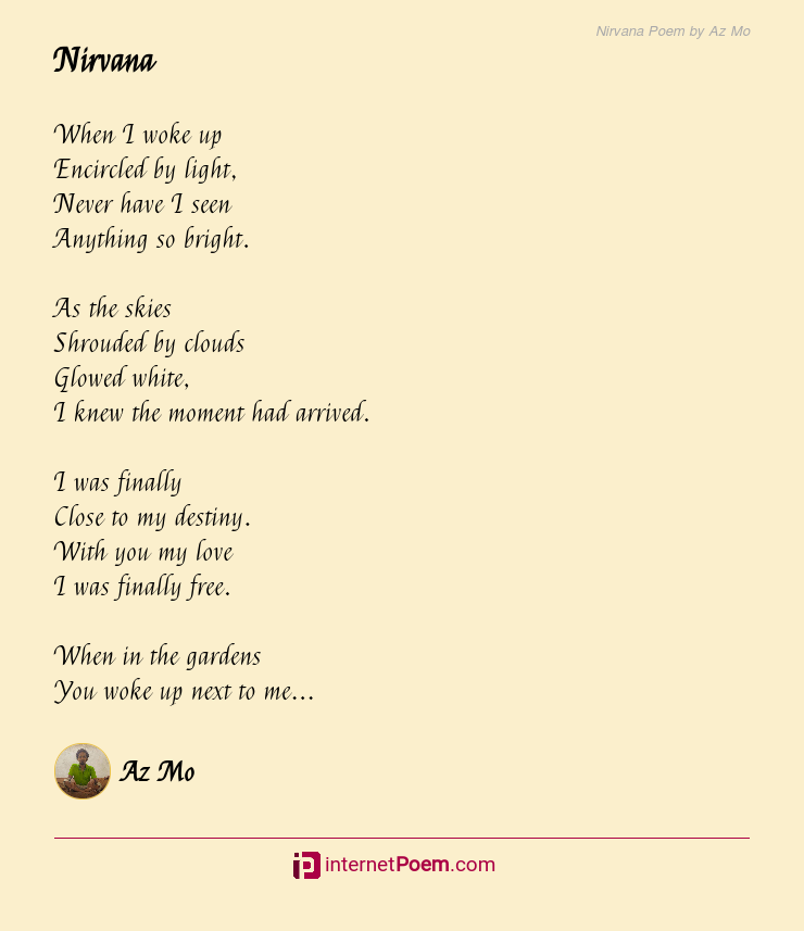 Nirvana Poem by Az Mo