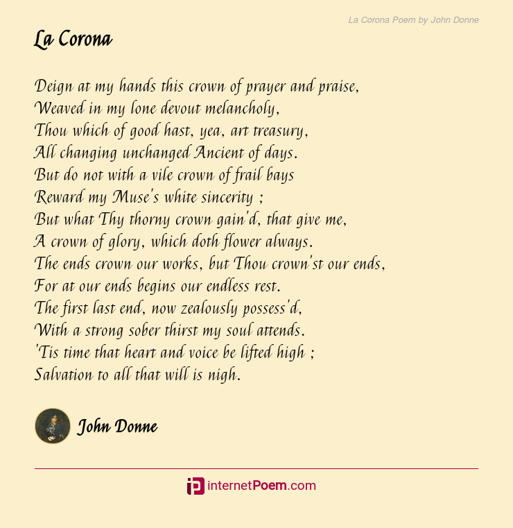 La Corona Poem by John Donne
