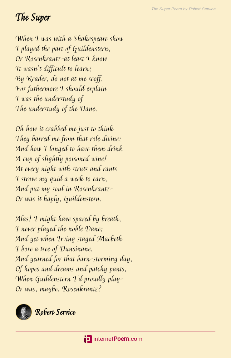 The Super Poem by Robert Service