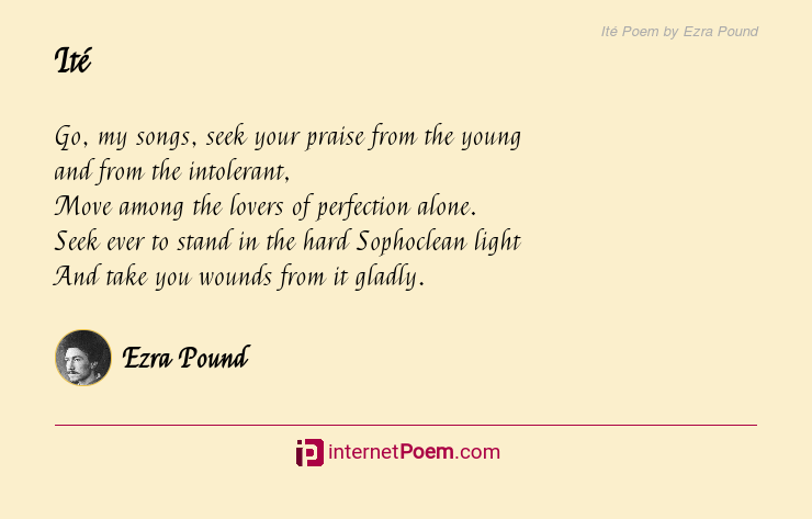 Ité Poem by Ezra Pound