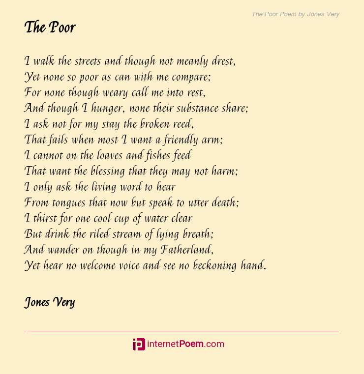 The Poor Poem by Jones Very