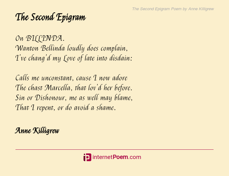 Epigram Poems For Kids , Épigramme: Définition, exemples et explication ...