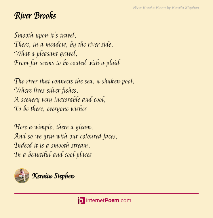 River Brooks Poem by Keraita Stephen