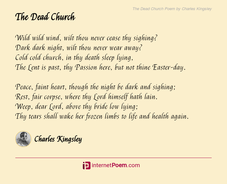 The Dead Church Poem by Charles Kingsley