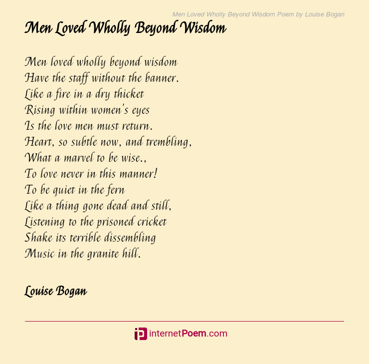 Louise Bogan Quotes