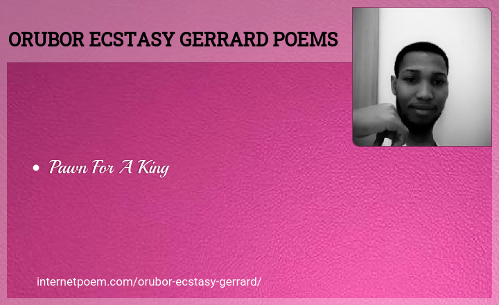 Orubor Ecstasy Gerrard Poems