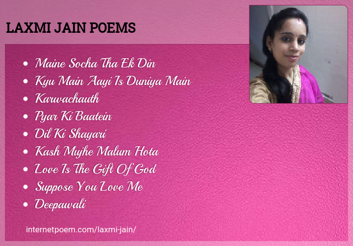 Laxmi Jain Listen Poems