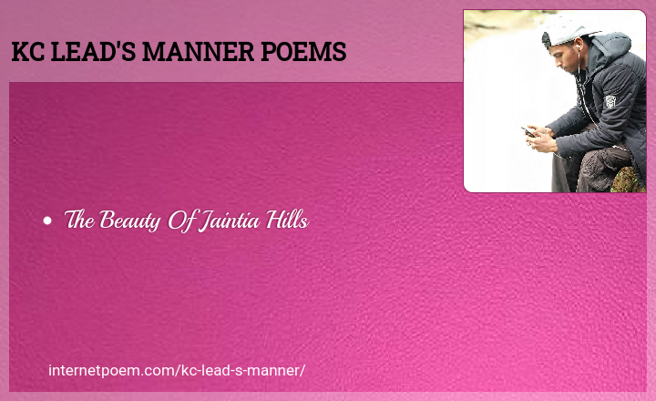 Kc Lead's Manner River Poems