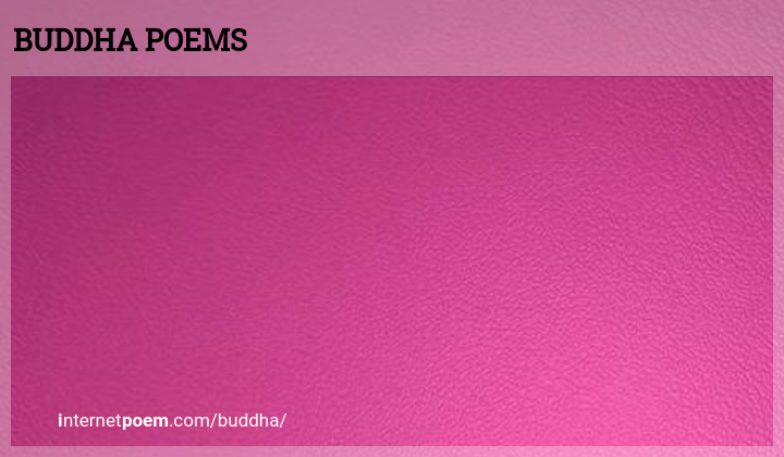 Buddha Poems
