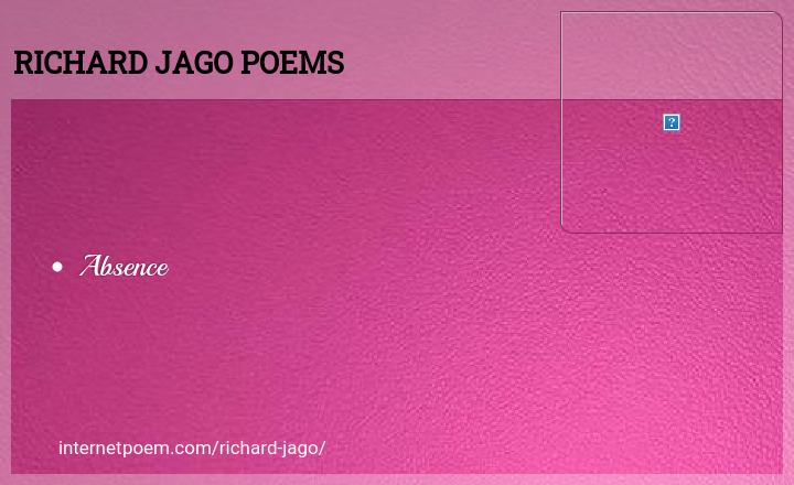 Richard Jago Poems