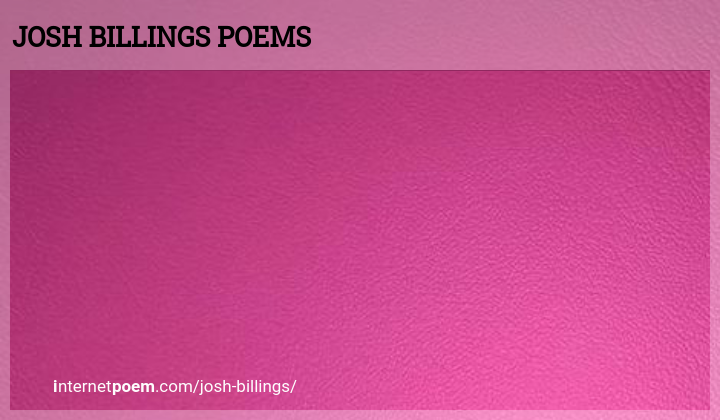 Biography of Josh Billings