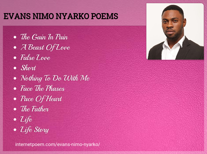 Evans Nimo Nyarko Dirty Poems