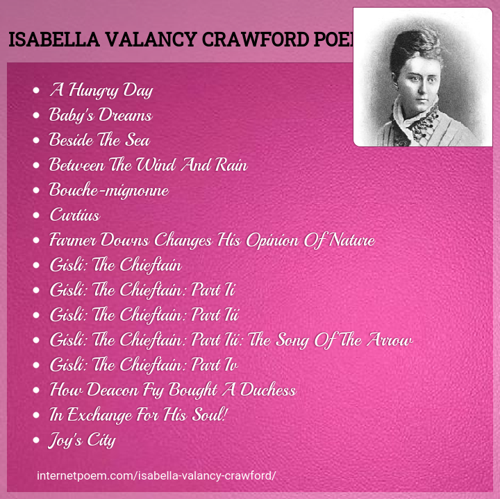 Isabella Valancy Crawford Poems