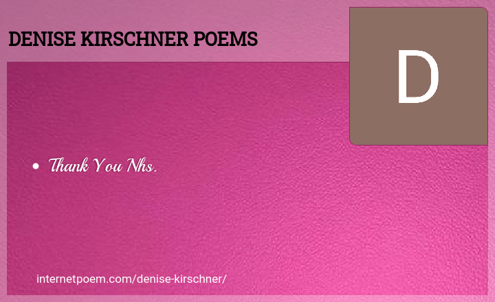 Denise Kirschner Beneath Poems