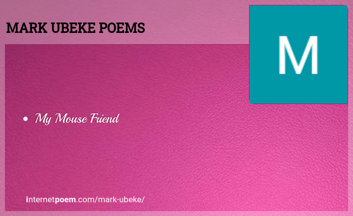 Mark Ubeke Poems