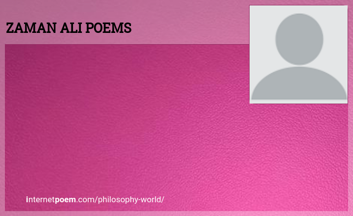 Zaman Ali Poems