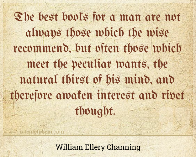 The best books for a man are not always those which t... #2