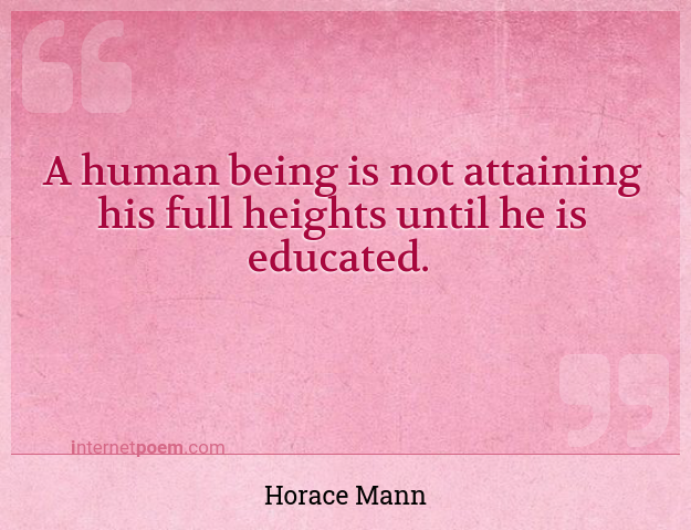 A human being is not attaining his full heights until... #1