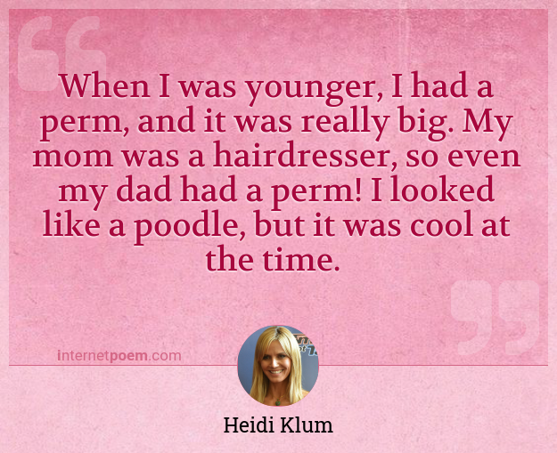 When I was younger, I had a perm, and it was really b... #1