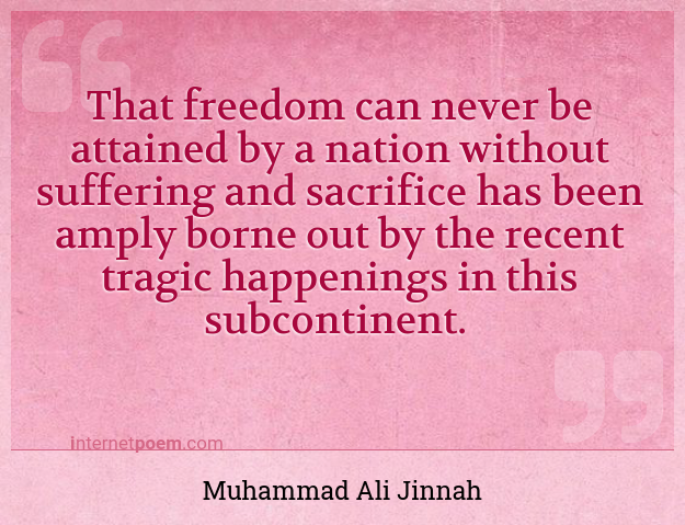 That freedom can never be attained by a nation withou... #1