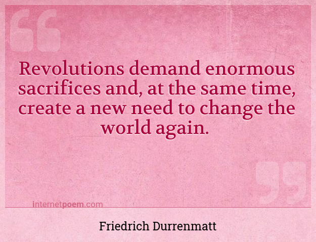 Revolutions demand enormous sacrifices and, at the sa... #1
